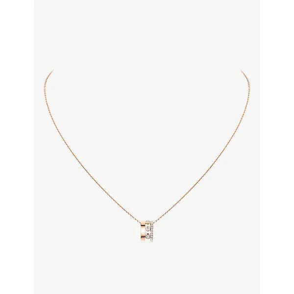 Messika Move Romane 18ct Rose-gold And Diamond Necklace