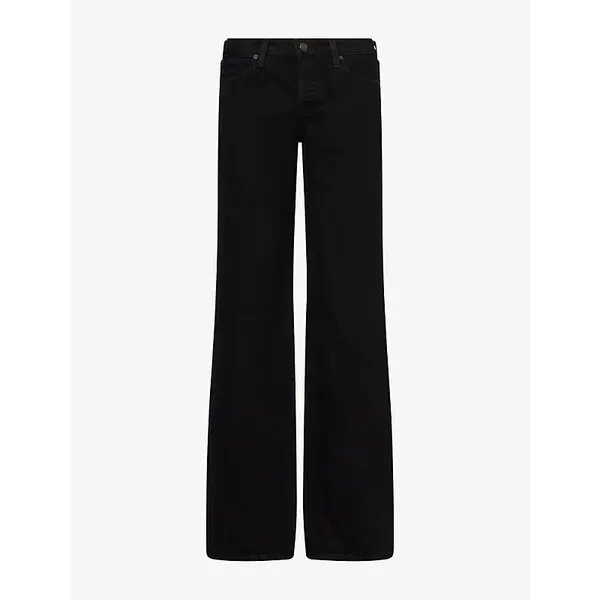 FRAME X Amelia Gray Wide Leg Denim Jeans