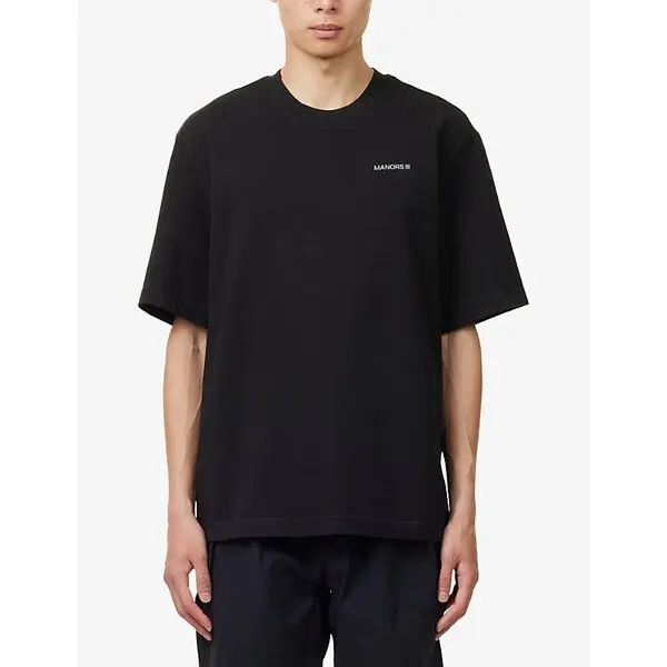 MANORS Logo Short-sleeved Cotton-jersey T-shirt