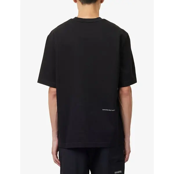 MANORS Logo Short-sleeved Cotton-jersey T-shirt