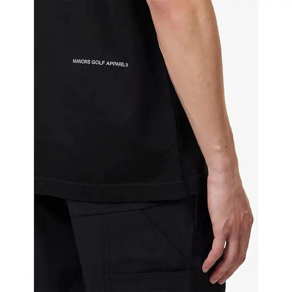 MANORS Logo Short-sleeved Cotton-jersey T-shirt
