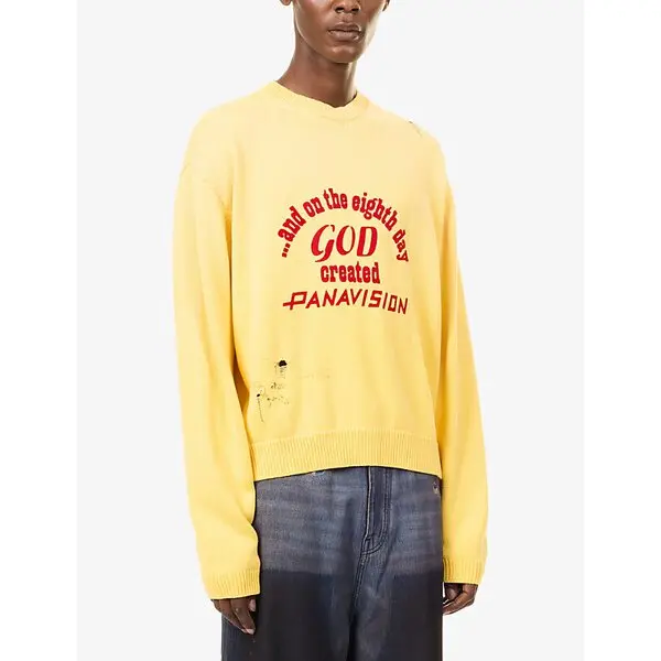 PALY HOLLYWOOD Eden Roc Crew-neck Cotton Sweatshirt