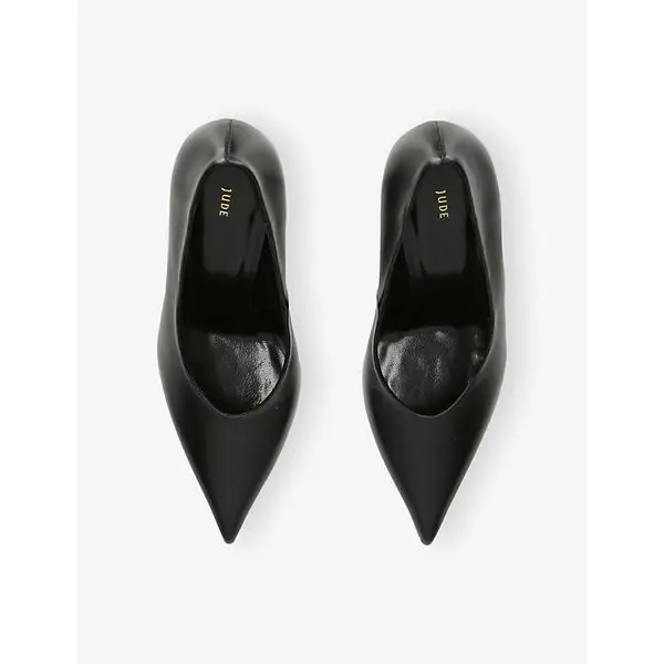 JUDE Kiss" Leather Courts With Stiletto Heel