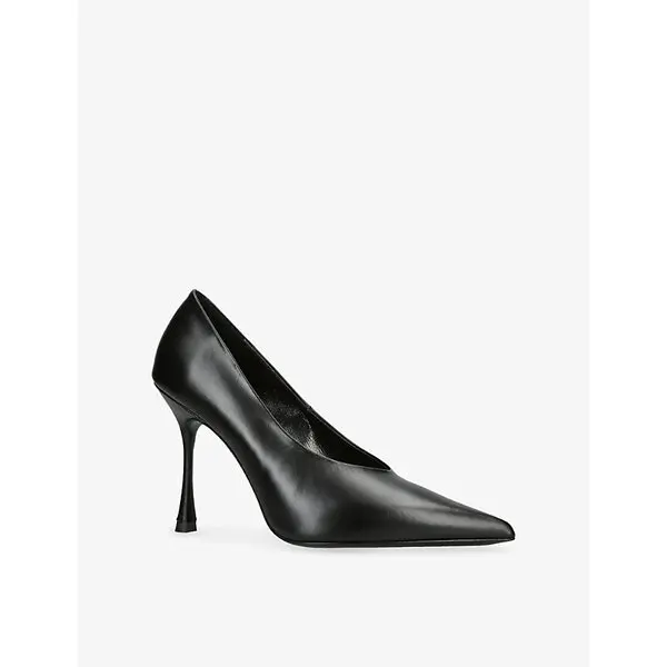 JUDE Kiss" Leather Courts With Stiletto Heel