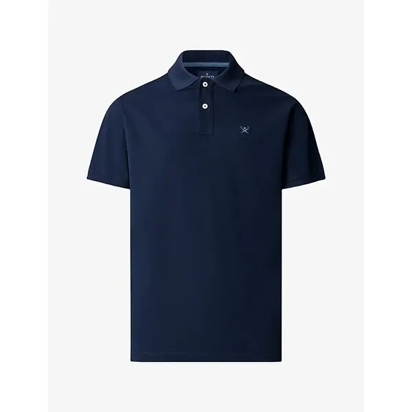 HACKETT Logo-embroidered Slim-fit Cotton Polo Xxl