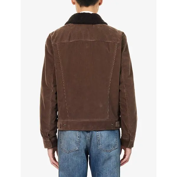 TOM FORD Corduroy Shearling-collar Jacket