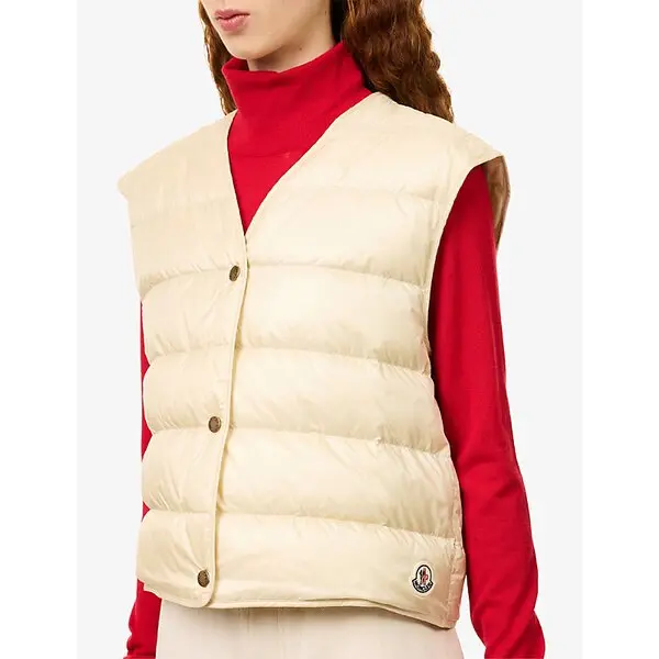 Moncler Ecrevisse Brand-badge Denim Jacket