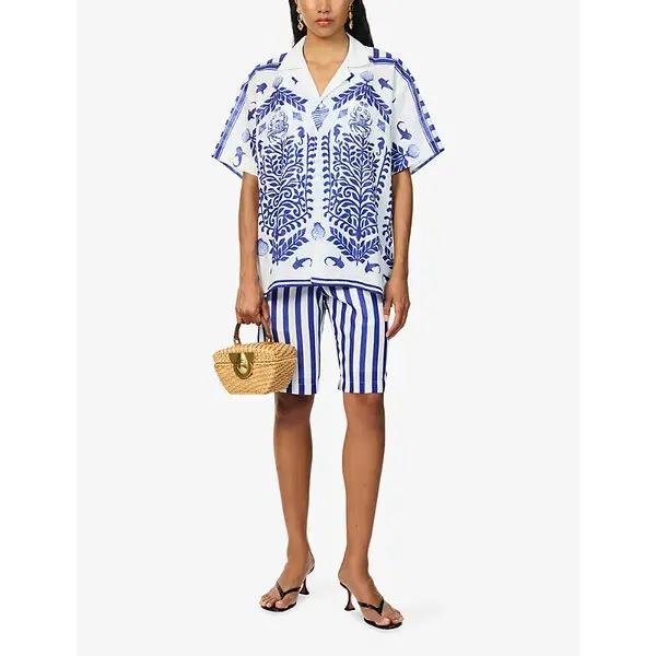 ARAM Striped Tailored Woven Shorts