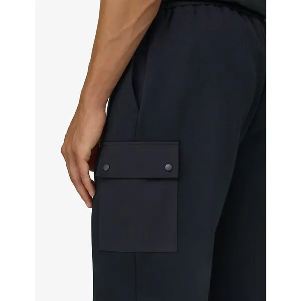 Boggi Milano Cotton-blend Trousers - Black