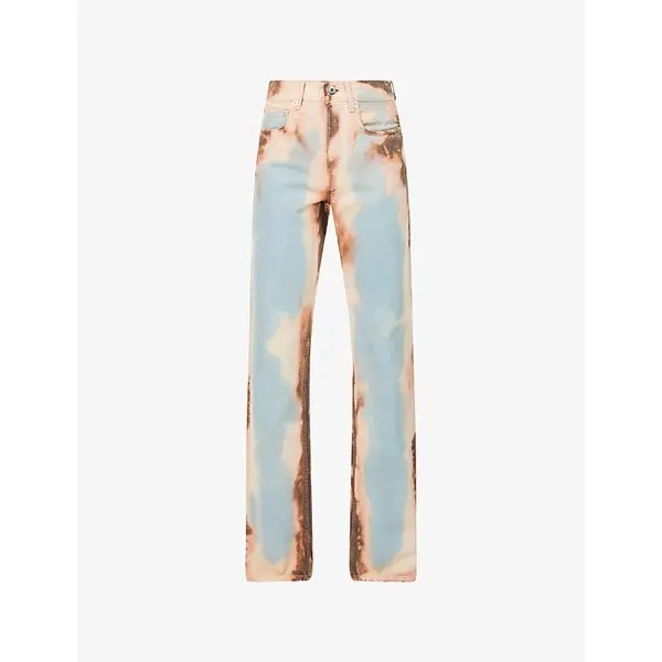 JW Anderson Tie-dye Straight-leg Jeans