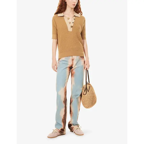 JW Anderson Tie-dye Straight-leg Jeans