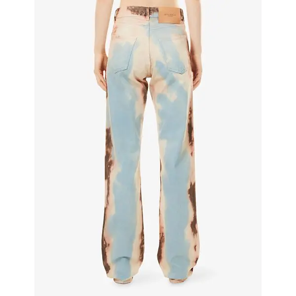 JW Anderson Tie-dye Straight-leg Jeans