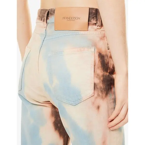 JW Anderson Tie-dye Straight-leg Jeans