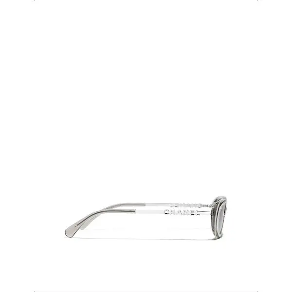 Chanel Oval-frame Acetate Sunglasses