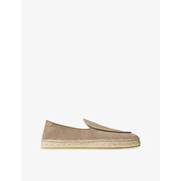 JIMMY CHOO Shenton Velvet Suede Espadrilles