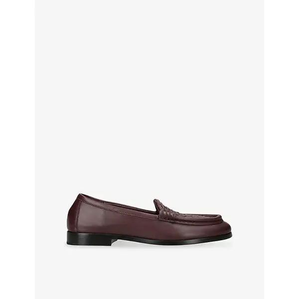Bottega Veneta Intrecciato Leather Loafers