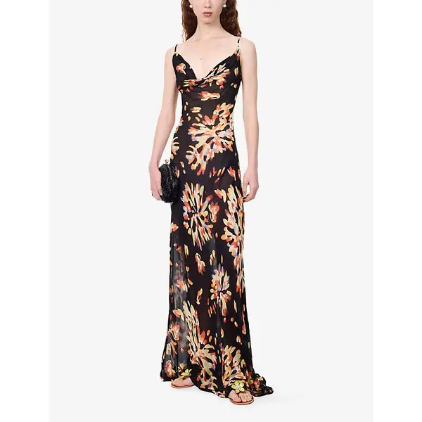RAT AND BOA Catarina Floral Print Maxi Dress