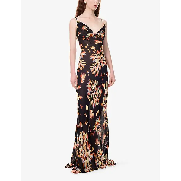 RAT AND BOA Catarina Floral Print Maxi Dress
