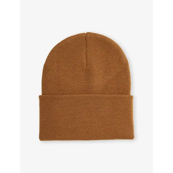 Carhartt Work In Progress Watch Brand-patch Acrylic Beanie Hat