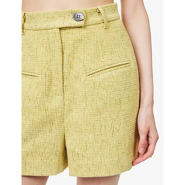 Oddmuse High-waist Tailored Bouclé Shorts