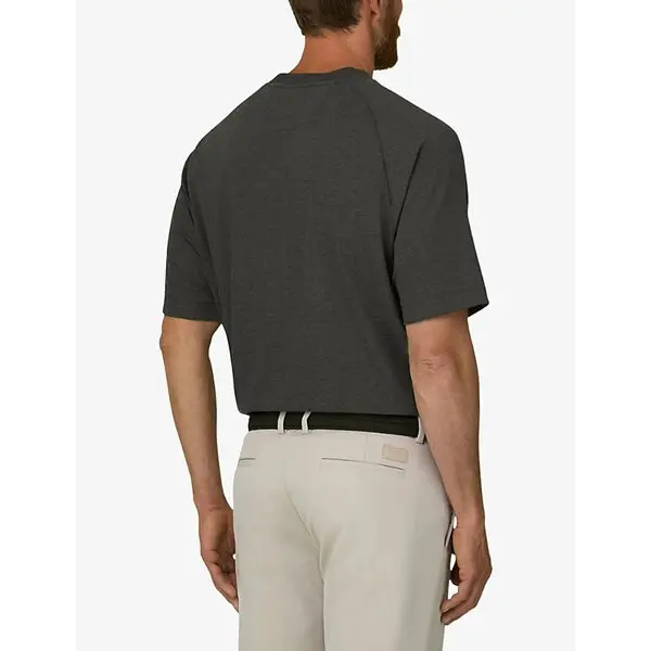Boggi Milano Mélange B Tech Piqué-cotton T-shirt