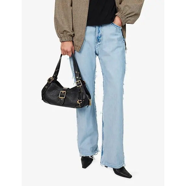 COACH Drifter Three-compartment Leather Shoulder Bag