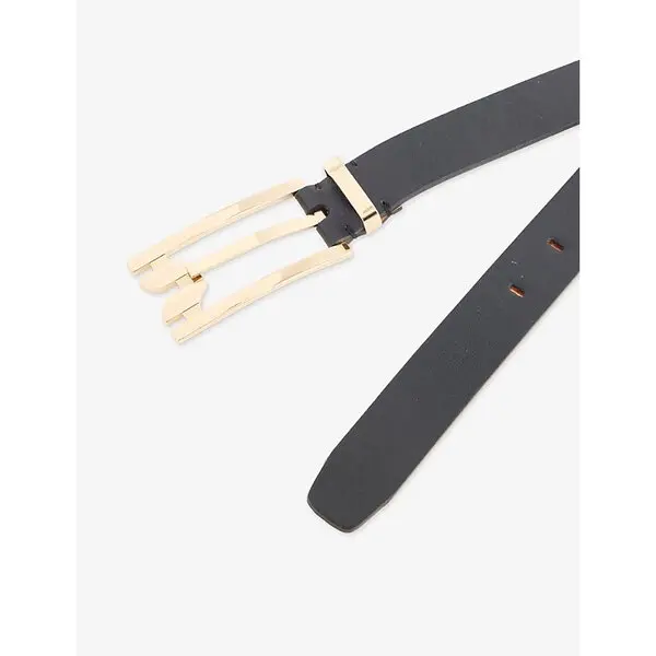 Victoria Beckham Dorian Pin-buckle Leather Belt