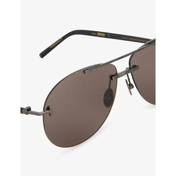 TOM FORD Navigator Pilot-frame Metal Sunglasses