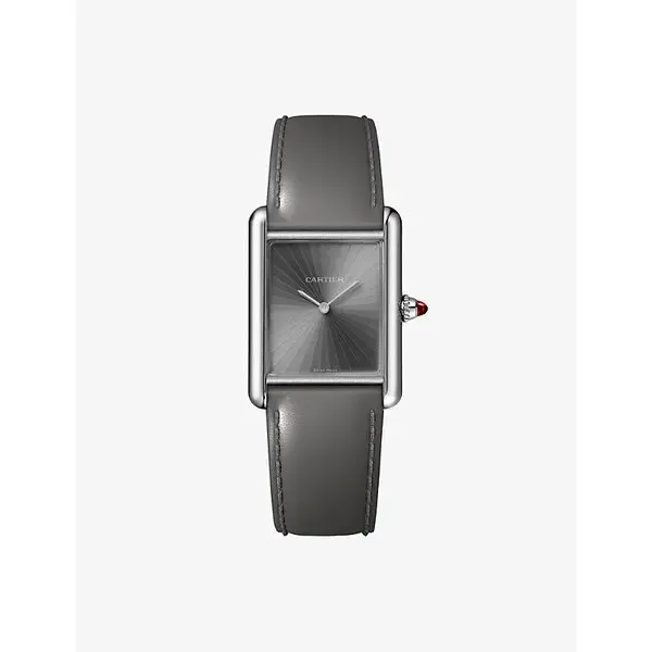 Cartier Tank Louis Medium Watch 33.7 X 25.5mm - Platinum