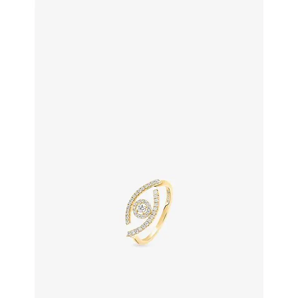 Messika 18ct Gold Diamond Ring - Yellow