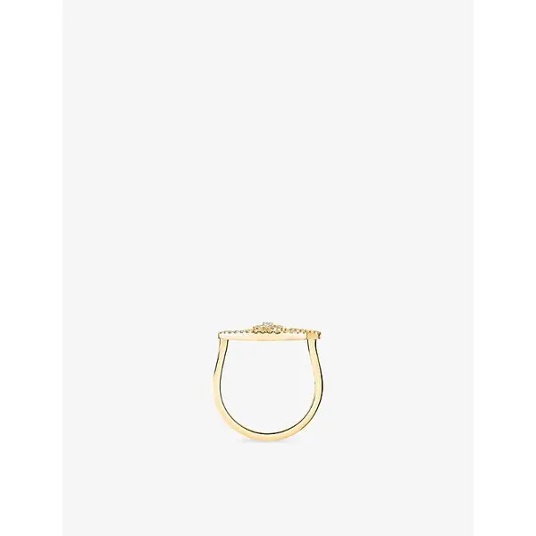 Messika 18ct Gold Diamond Ring - Yellow