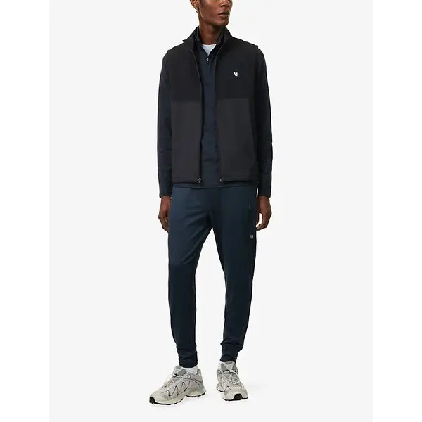 Vuori Sunday Element Logo-print Woven Vest