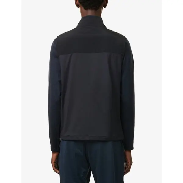Vuori Sunday Element Logo-print Woven Vest
