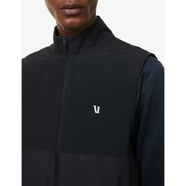 Vuori Sunday Element Logo-print Woven Vest