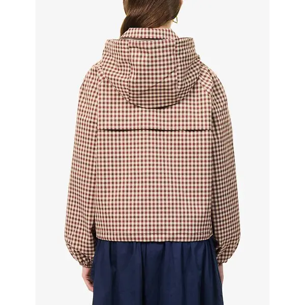 Barbour Audrey Gingham Check Woven Jacket