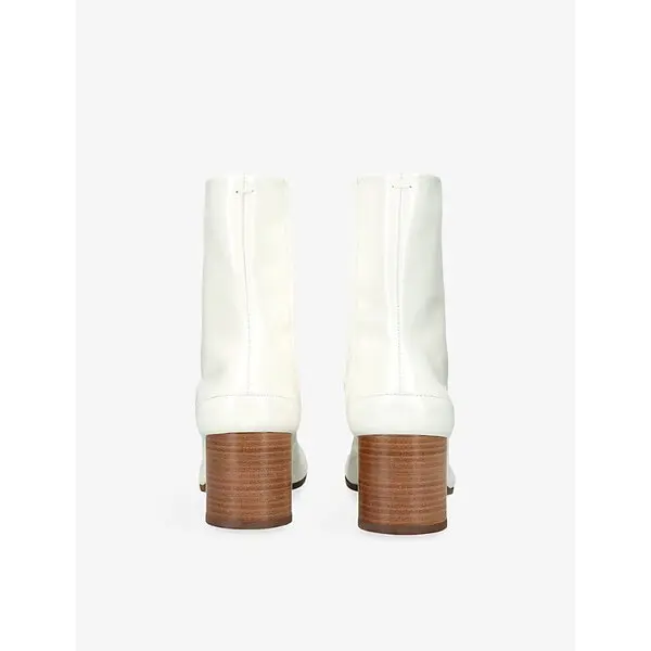 MAISON MARGIELA Tabi 60 Leather Heeled Ankle Boots