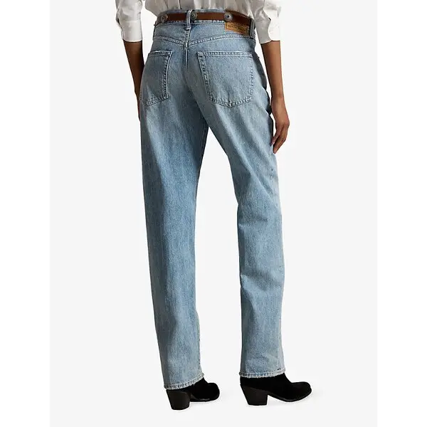 Polo Ralph Lauren Paint-splattered Straight-leg Jeans