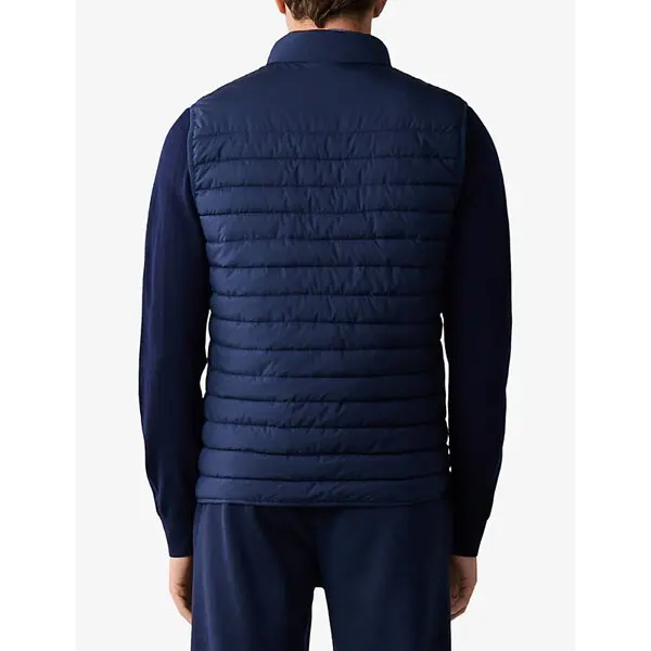 HACKETT Ultra Lightweight Logo-embroidered Shell Gilet - Old Navy