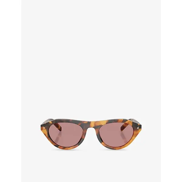 Prada Irregular-frame Acetate Sunglasses