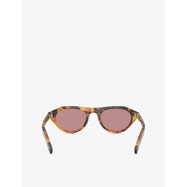 Prada Irregular-frame Acetate Sunglasses