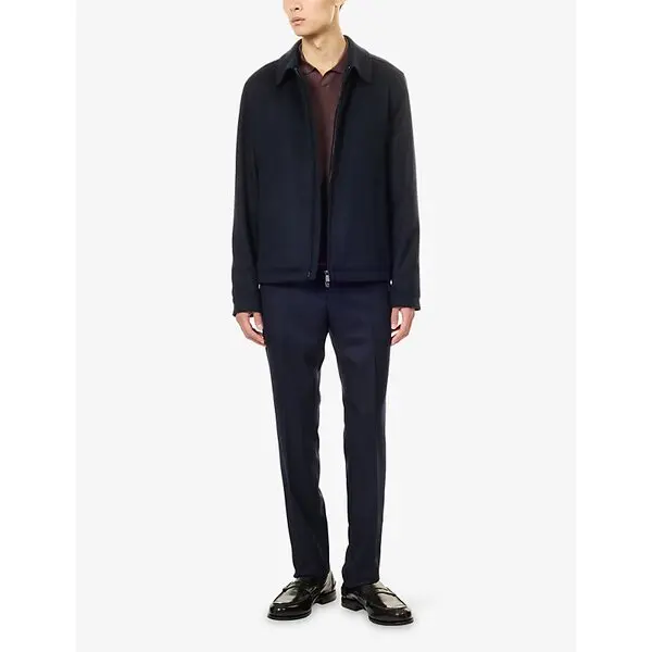 Corneliani Padded Cashmere Blouson Jacket