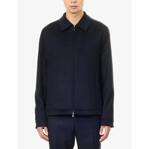 Corneliani Padded Cashmere Blouson Jacket