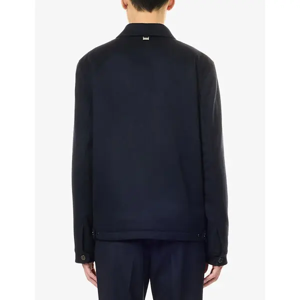 Corneliani Padded Cashmere Blouson Jacket