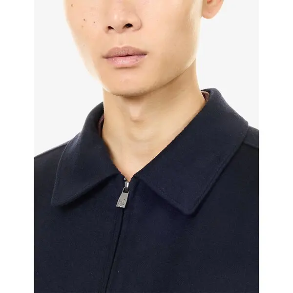 Corneliani Padded Cashmere Blouson Jacket