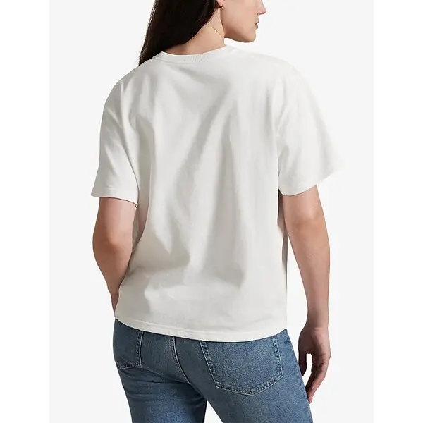 Polo Ralph Lauren Cotton T-shirt With Embroidered Logo - White
