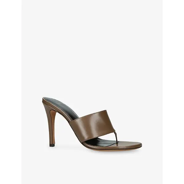JUDE Leather Stiletto Heeled Sandals