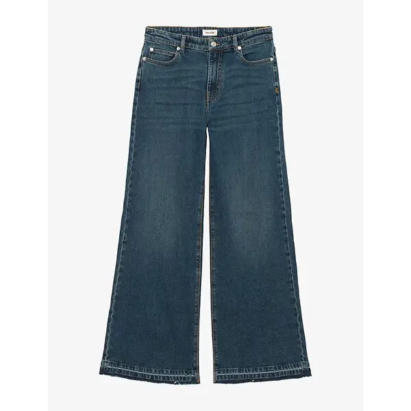 Zadig&Voltaire Eli Wide-leg High-rise Denim Jeans
