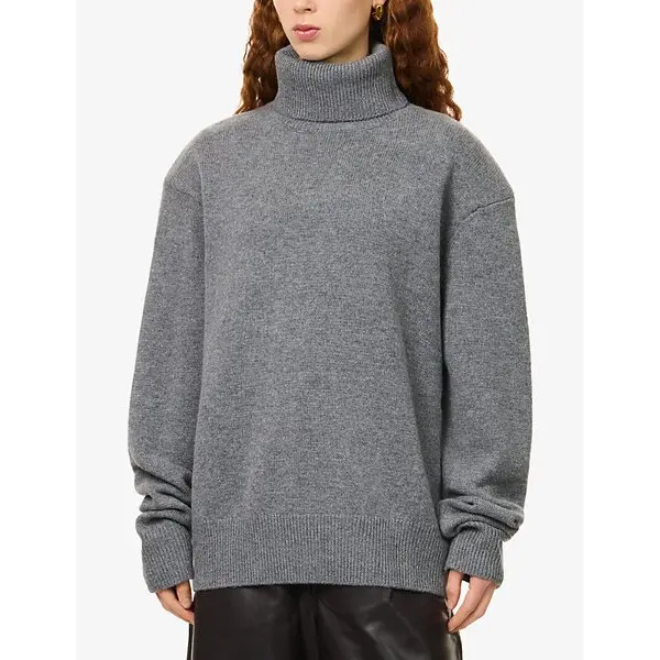 THE FRANKIE SHOP Gala Turtleneck Wool-blend Jumper