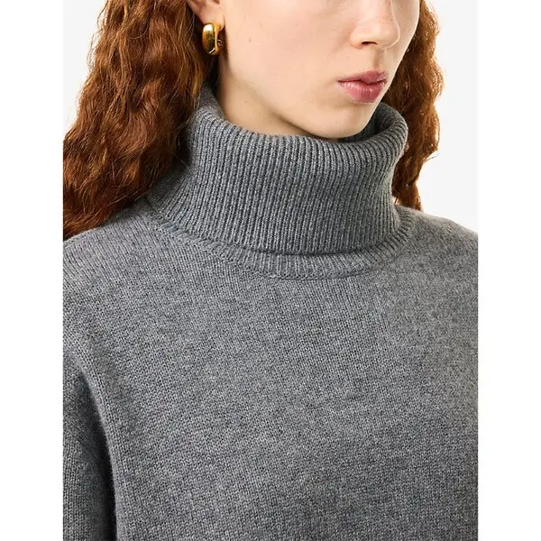 THE FRANKIE SHOP Gala Turtleneck Wool-blend Jumper