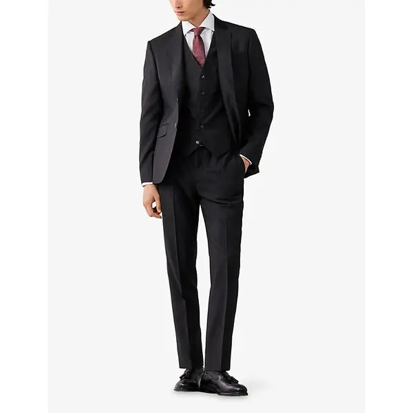 HACKETT Tailored Straight-leg Wool Suit Trousers